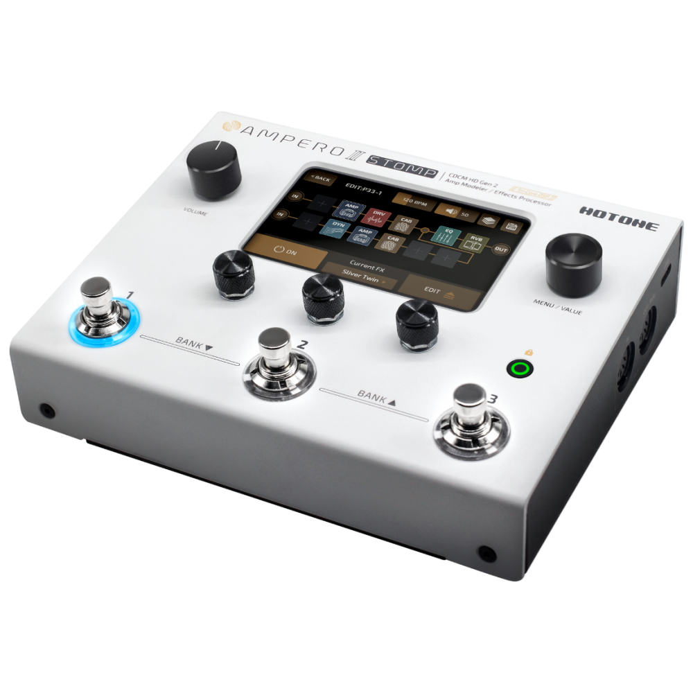HOTONE - AMPERO II STOMP - AMP MODELER & EFFECTS PROCESSOR