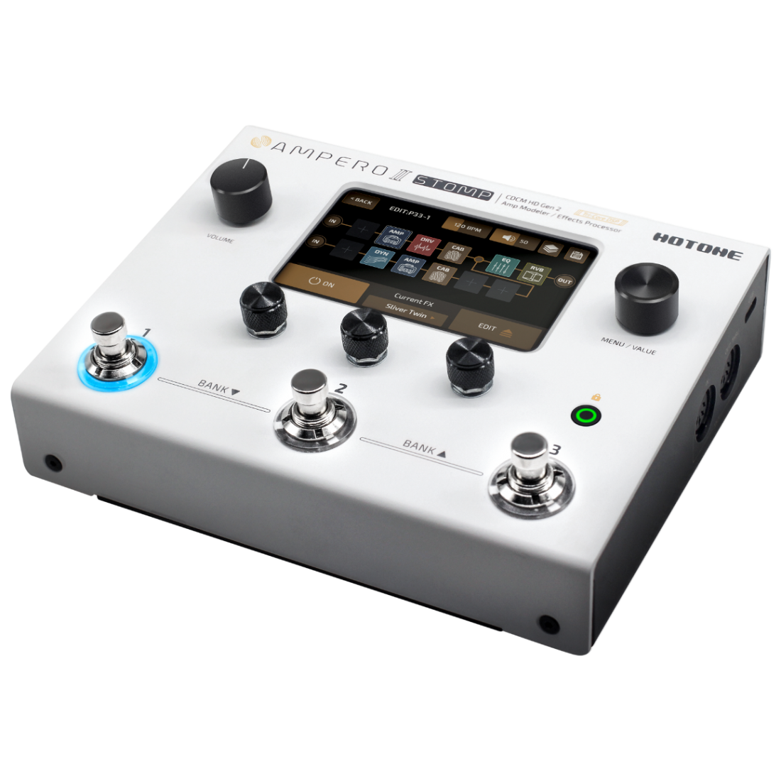 HOTONE - AMPERO II STOMP - AMP MODELER & EFFECTS PROCESSOR
