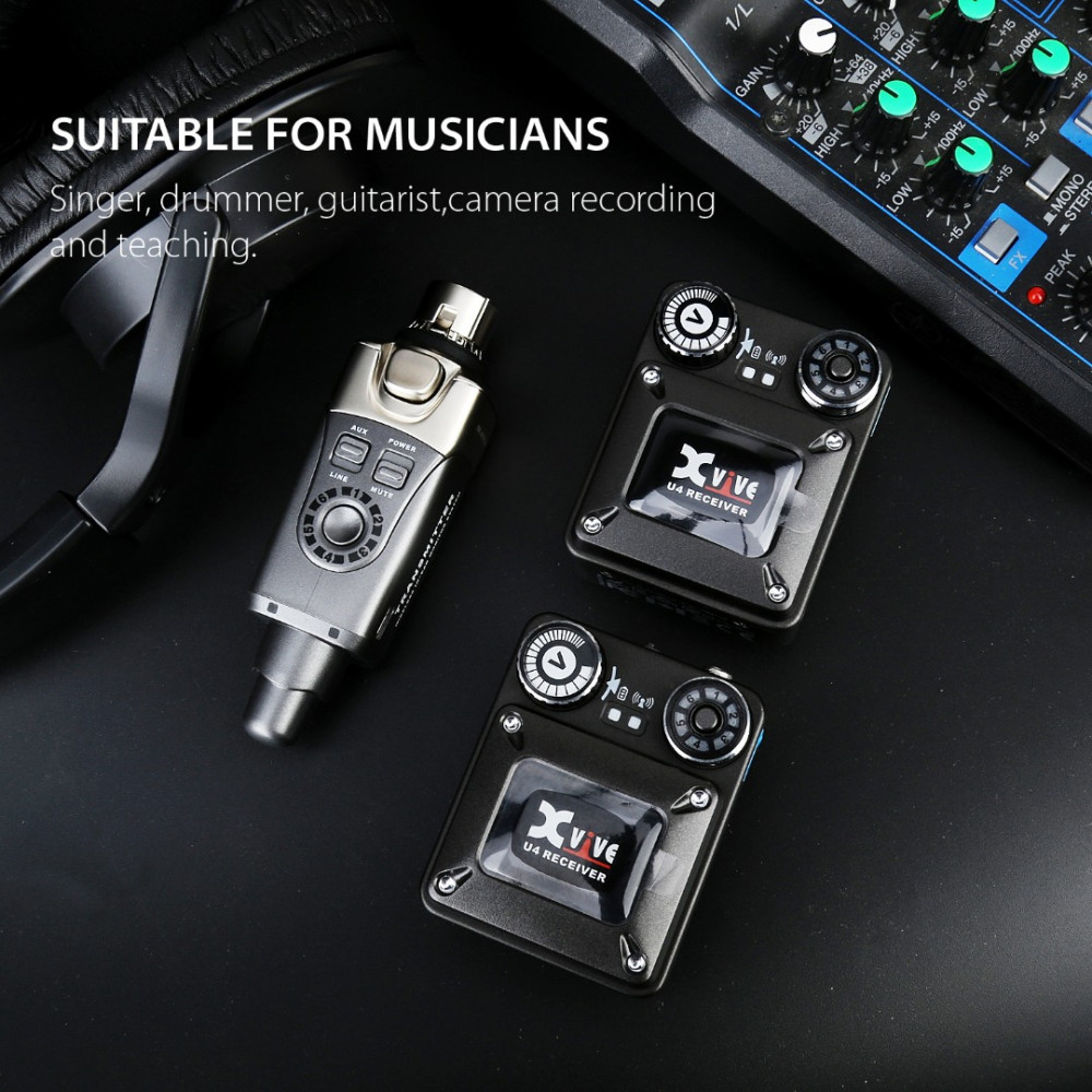 Xvive U4R2 Two-pack U4 In-Ear Monitor Wireless System