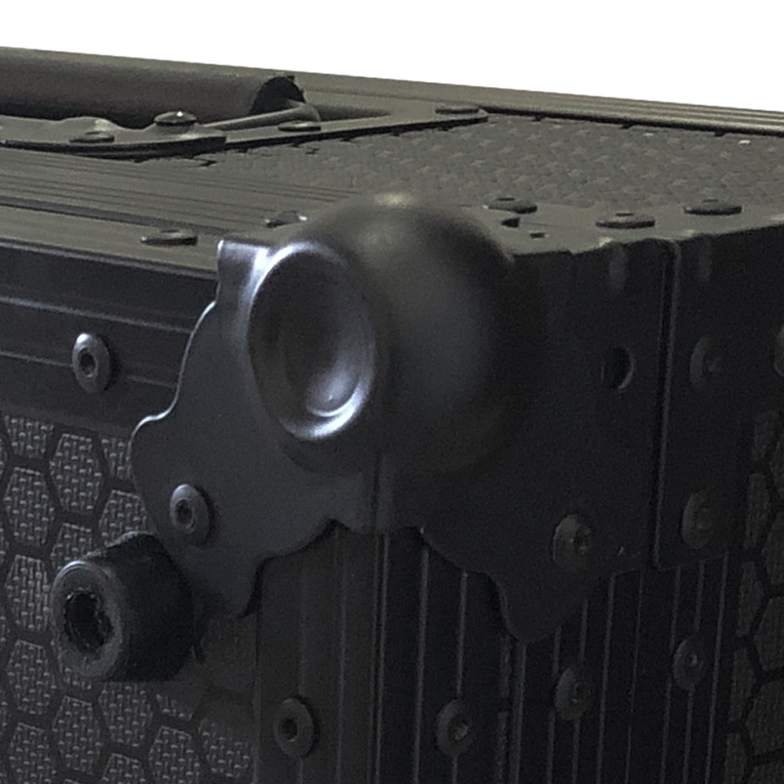 Flight Case Ball Corner Stackable Black