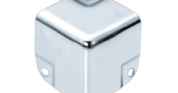 Flight Case Flat Corner Chrome