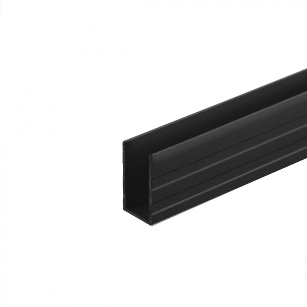 Aluminum U-Channel Black