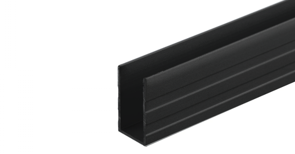 Aluminum U-Channel Black